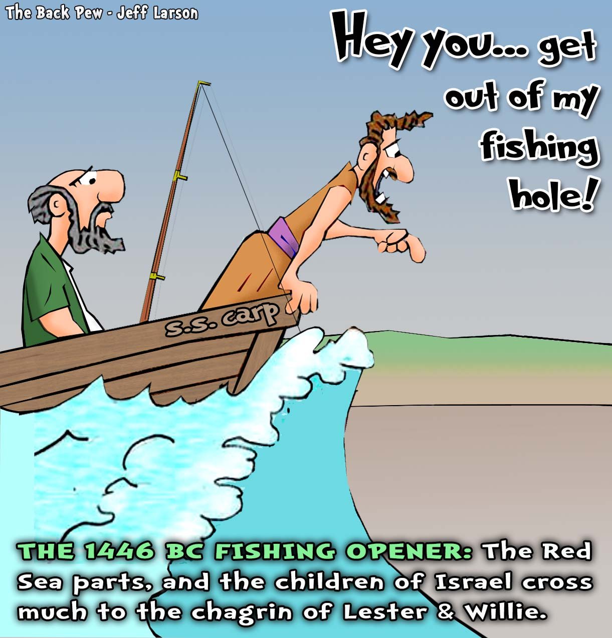 Wilderness Cartoons, Manna & 10 Commandments — The Back Pew