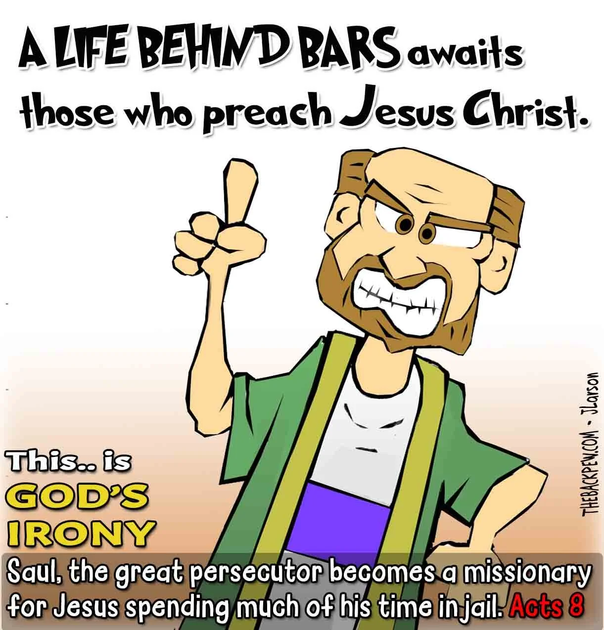 ACTS cartoons of early Christian Church — The Back Pew