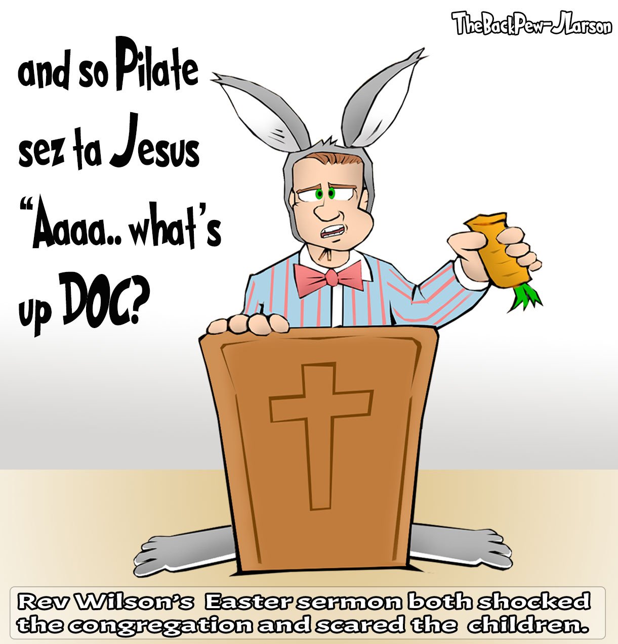 Easter Cartoons - bunnies, baskets, eggs — The Back Pew