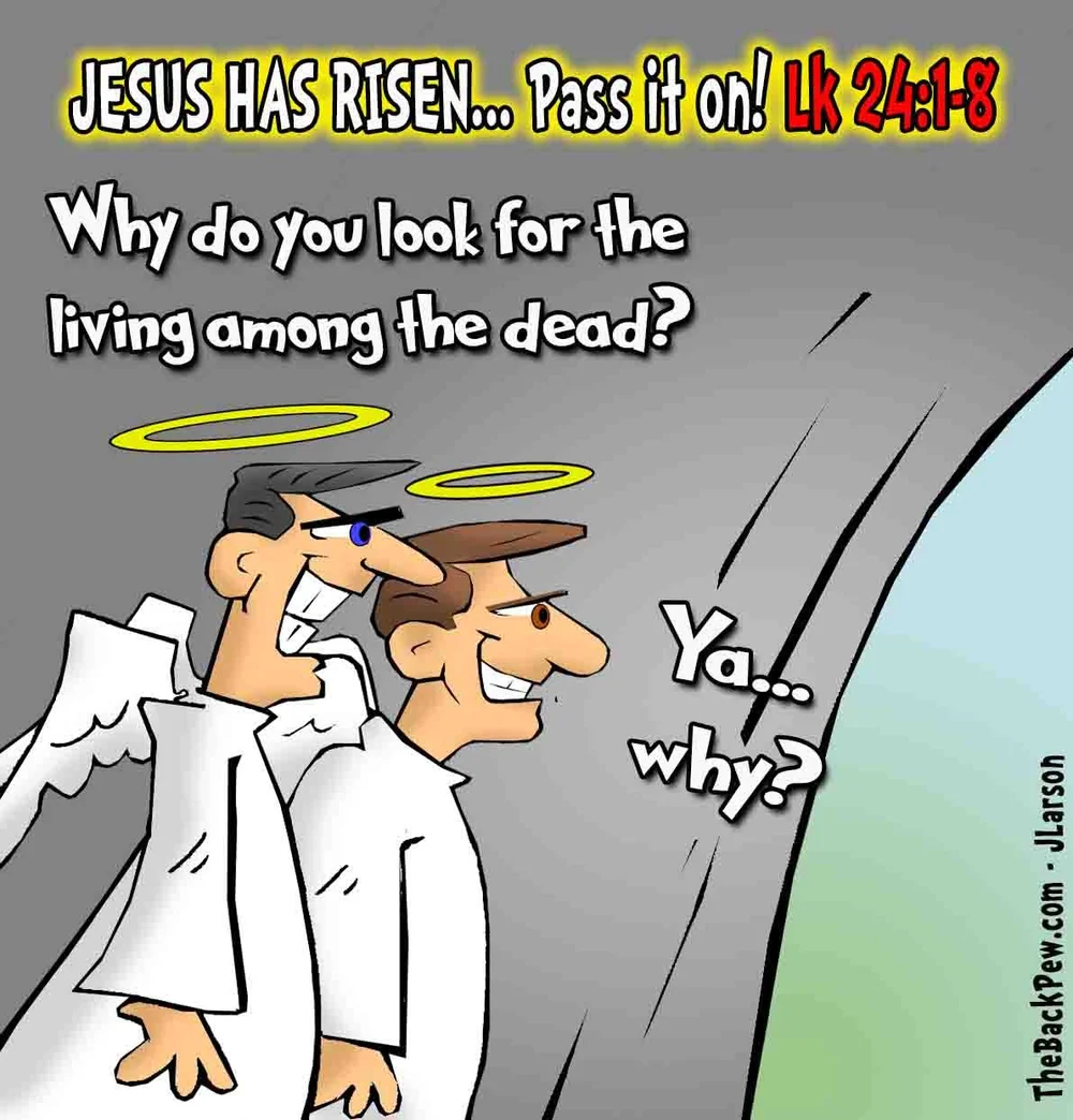 HOLY WEEK | Easter Cartoons, HE IS RISEN — The Back Pew
