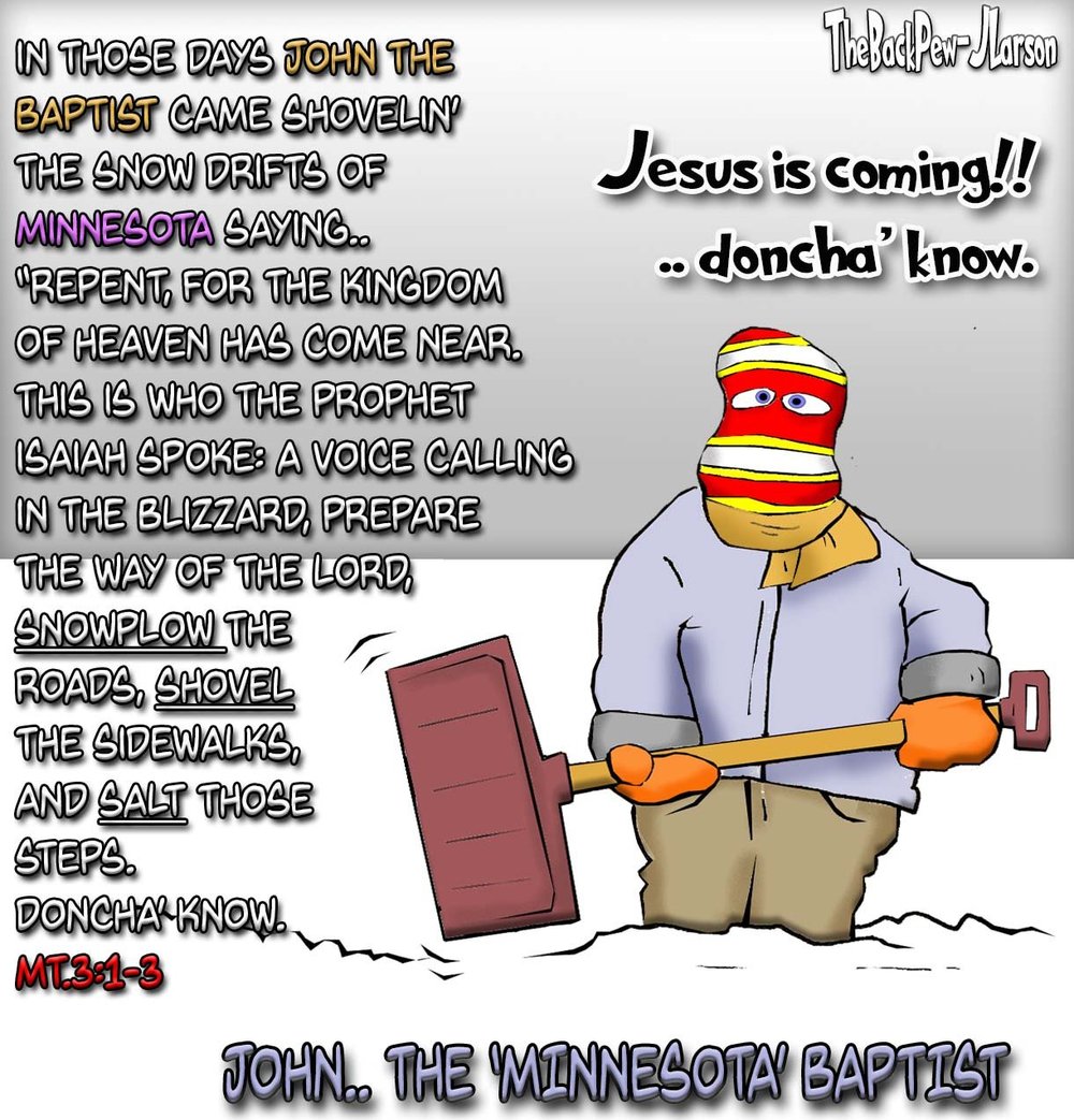 Young Jesus cartoons - John the Baptist — The Back Pew