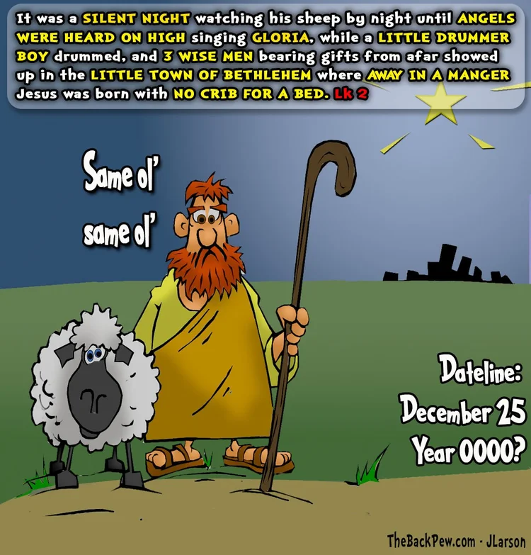 Christmas Cartoons when Jesus was born — The Back Pew