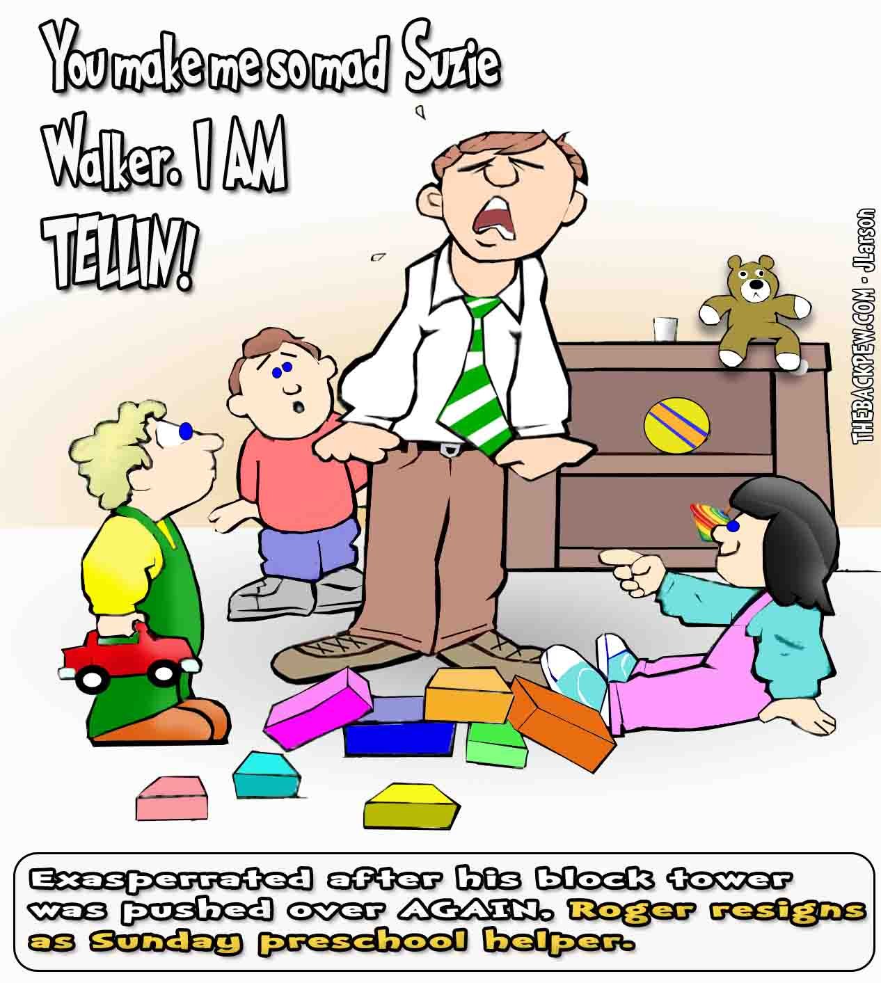 KID'S Ministry Cartoons - for those serving kids at church — The Back Pew
