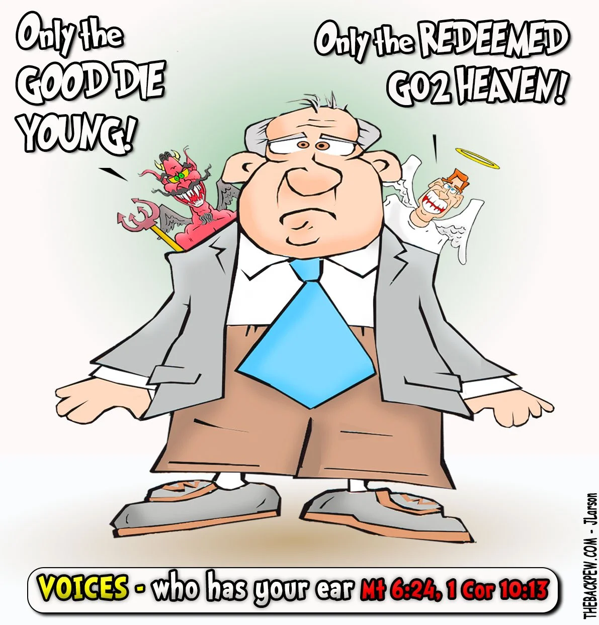 Spiritual Battle Cartoons - Fight with Faith — The Back Pew