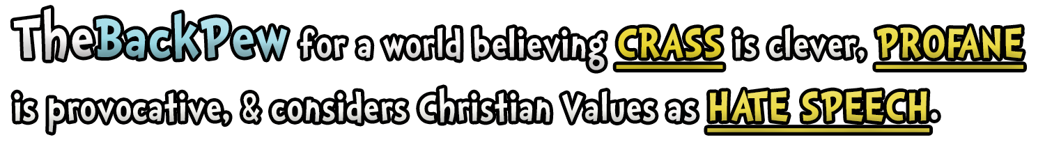 The Back Pew | Clean Christian cartoons, jokes, and humor