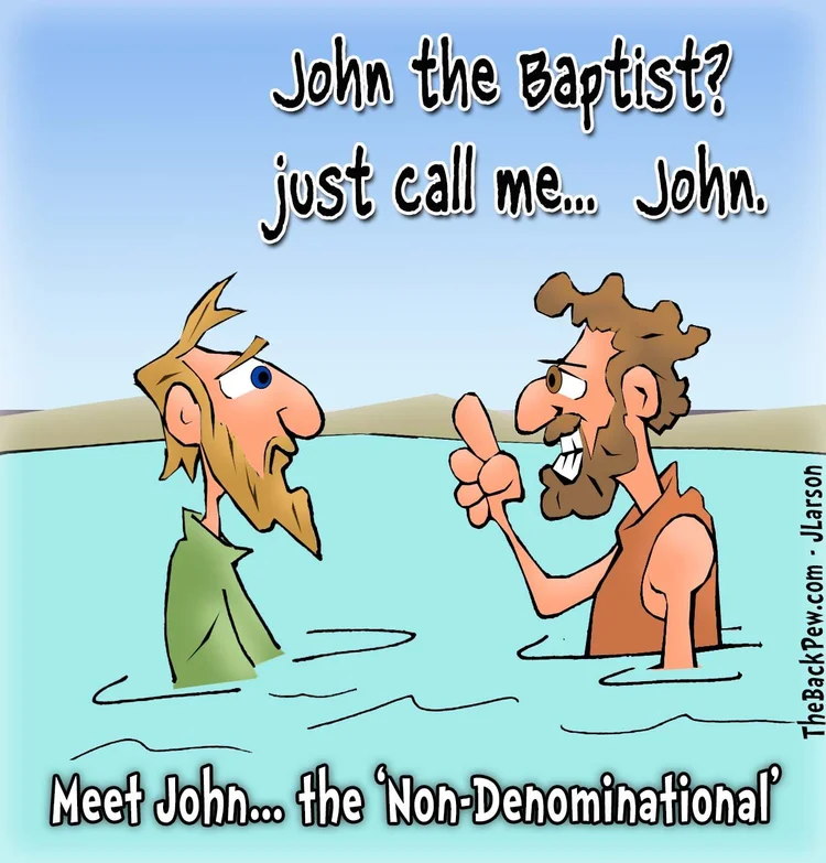 Young Jesus cartoons - John the Baptist — The Back Pew