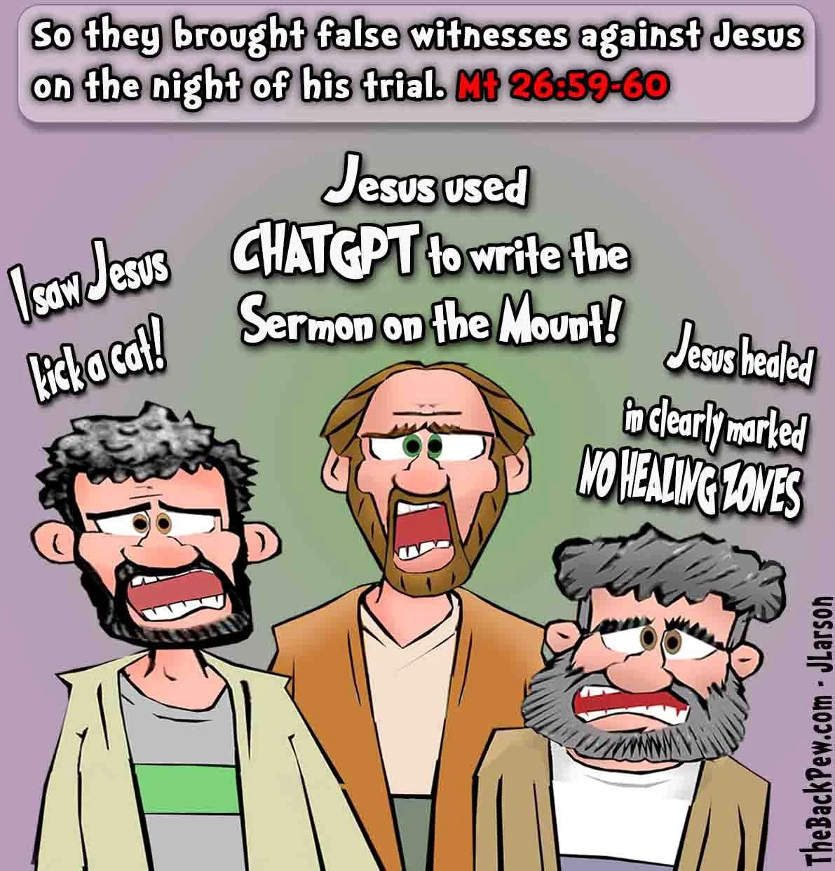 Good Friday cartoons - Jesus crucified — The Back Pew