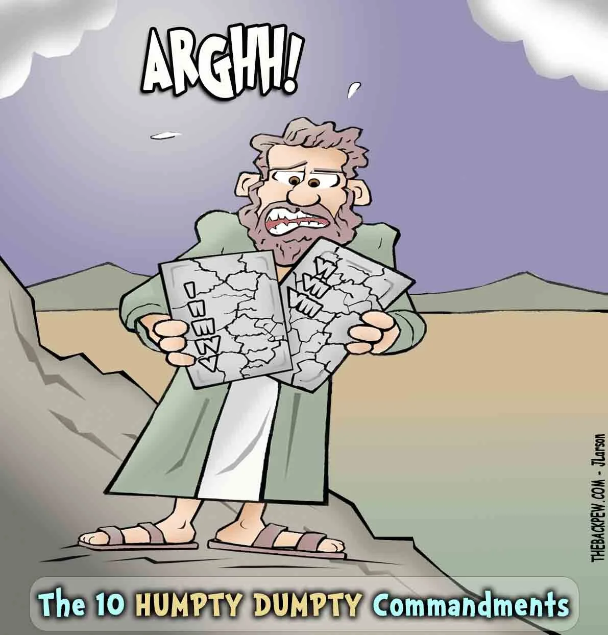 Wilderness Cartoons, Manna & 10 Commandments — The Back Pew