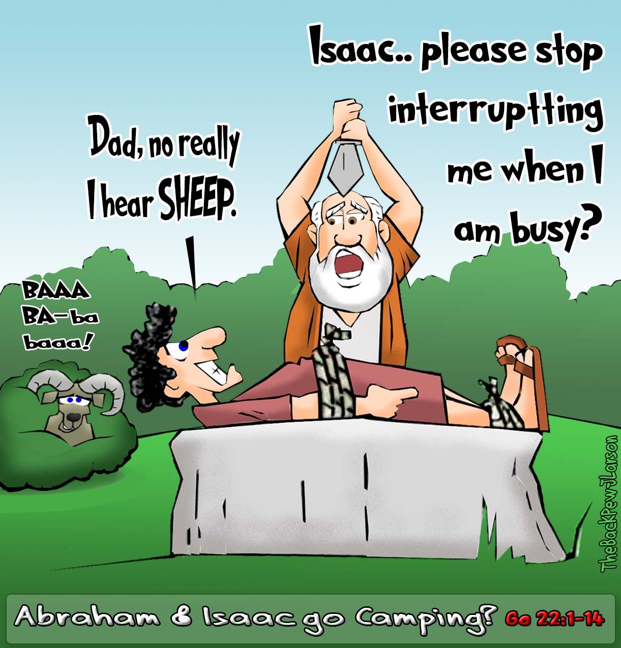 Father Abraham cartoons from Genesis 20-24 — The Back Pew