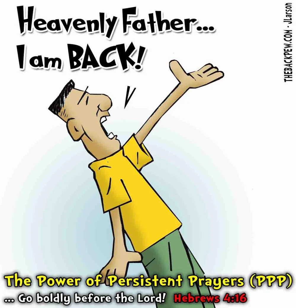 PRAYER cartoons for your Christian Journey — The Back Pew