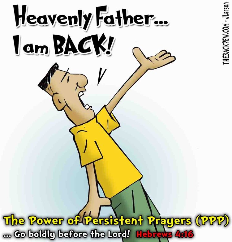 PRAYER cartoons for your Christian Journey — The Back Pew