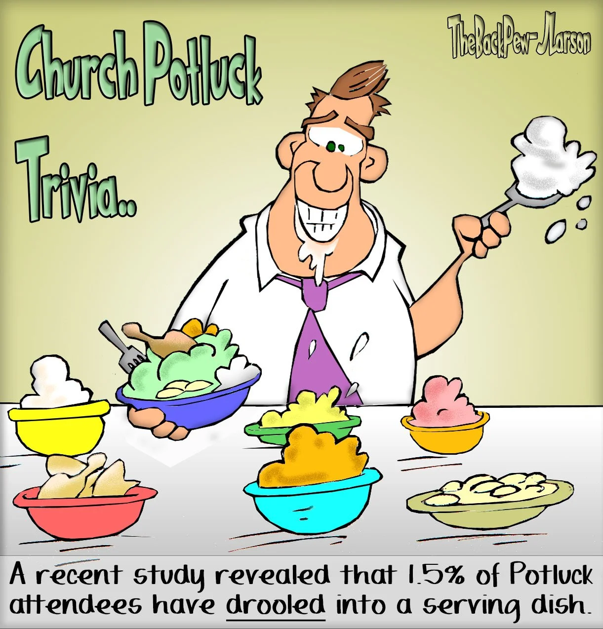 Church Potluck Cartoons - Food, and FAITH — The Back Pew