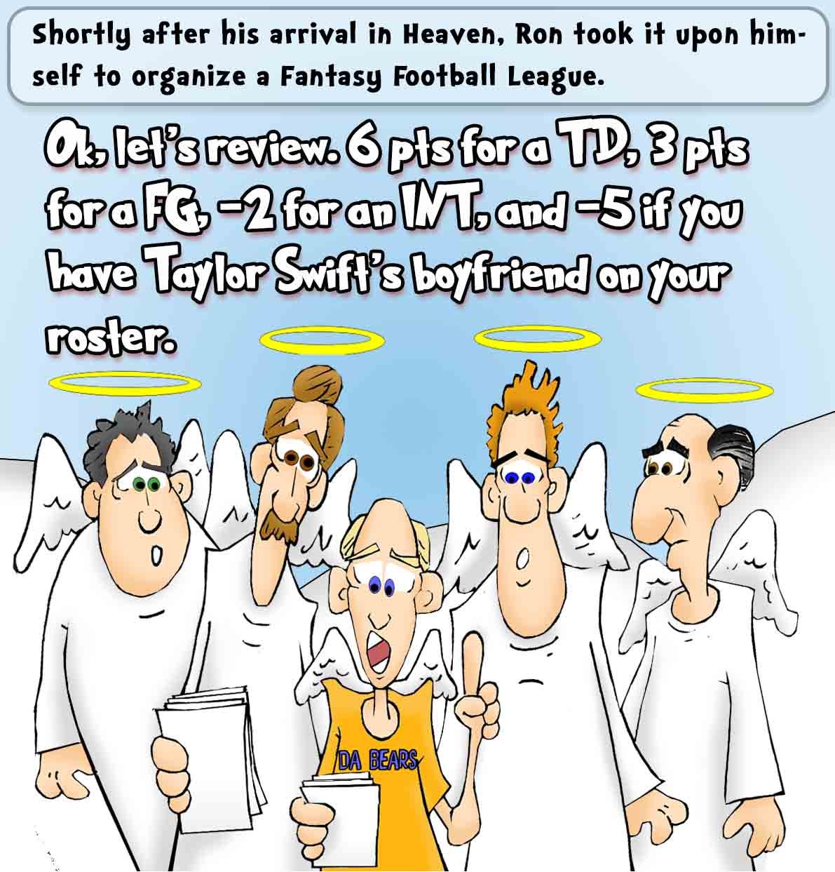 Heaven Cartoons in Eternal Life with God — The Back Pew