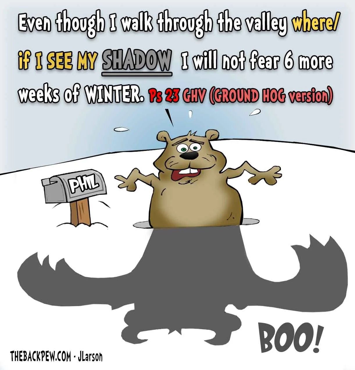 GROUND HOG DAY Cartoons - featuring Punxsutawney Phil — The Back Pew