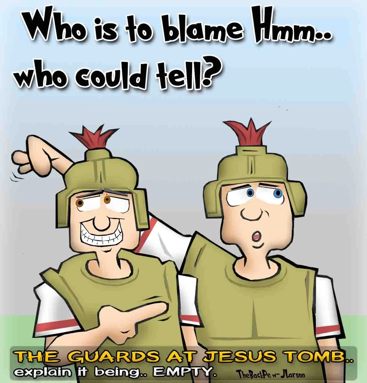HOLY WEEK | Easter Cartoons, HE IS RISEN — The Back Pew