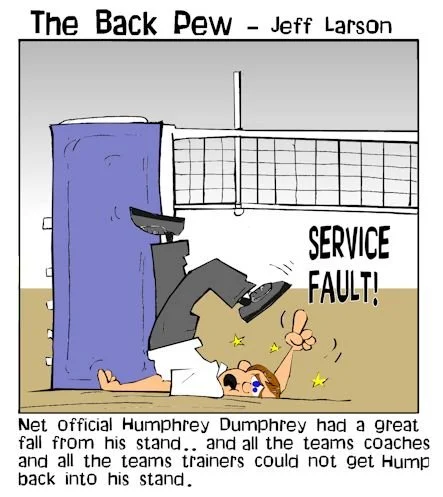 Soccer & Volleyball Cartoons for your faith — The Back Pew