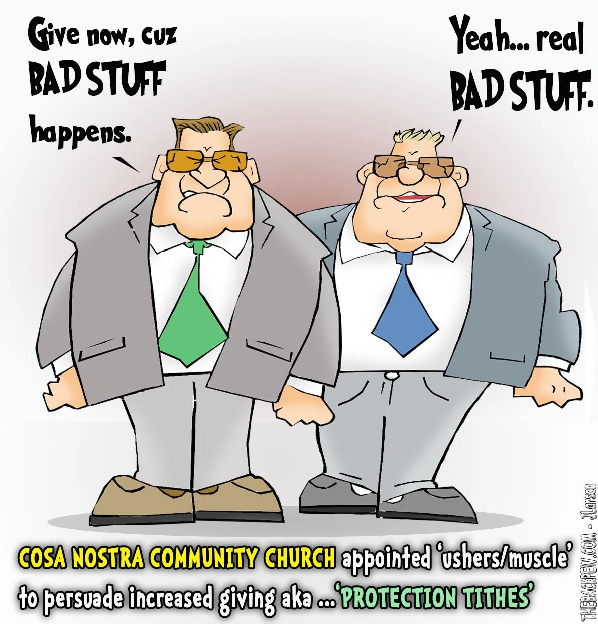 Church Giving Cartoons - Tithes & Offerings — The Back Pew