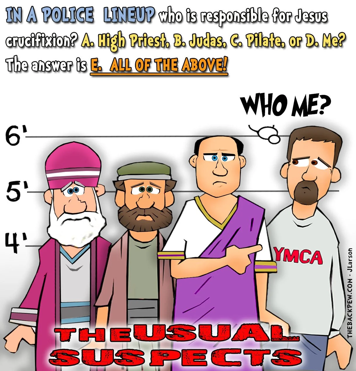 Good Friday cartoons - Jesus crucified — The Back Pew