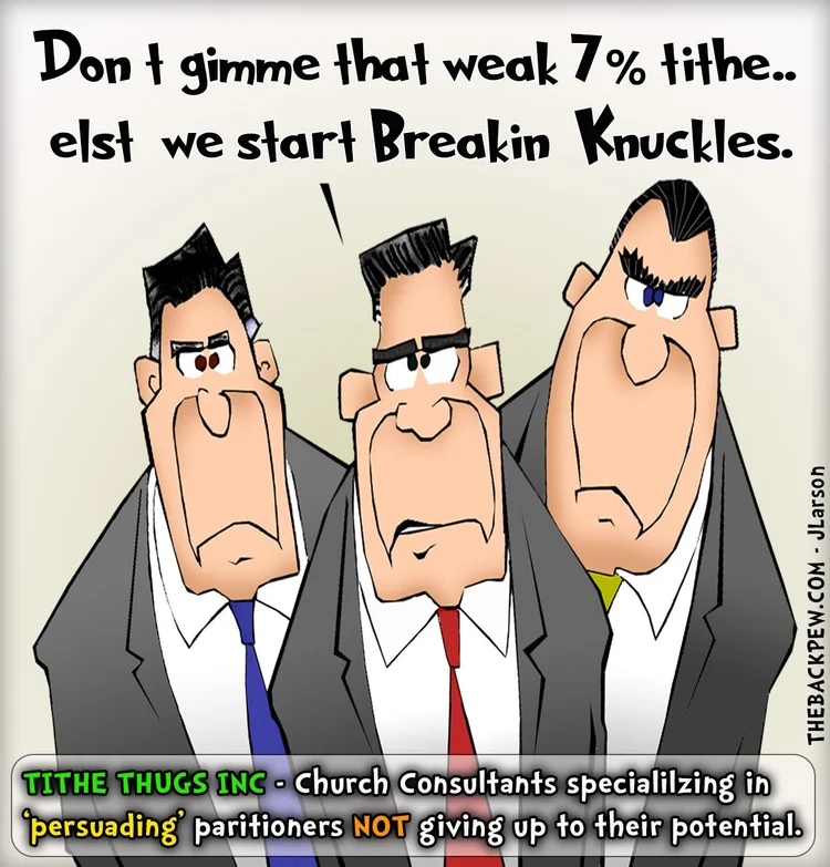 Church Giving Cartoons - Tithes & Offerings — The Back Pew