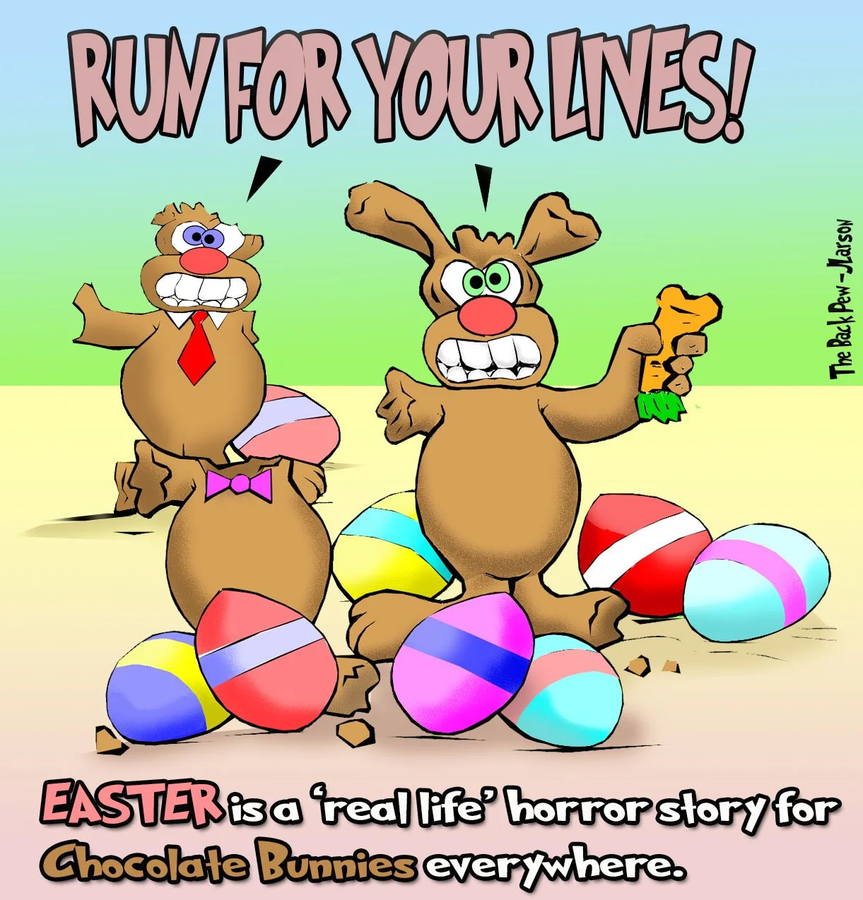 Easter Cartoons - bunnies, baskets, eggs — The Back Pew
