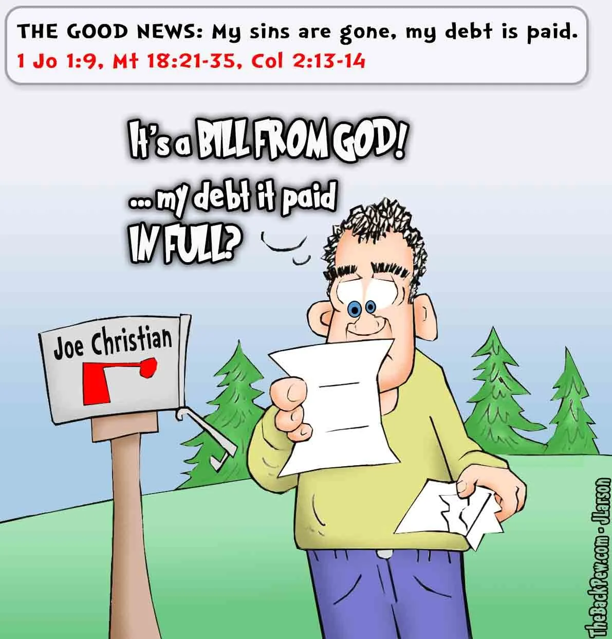 Forgiveness Cartoons of our faith jounrney — The Back Pew