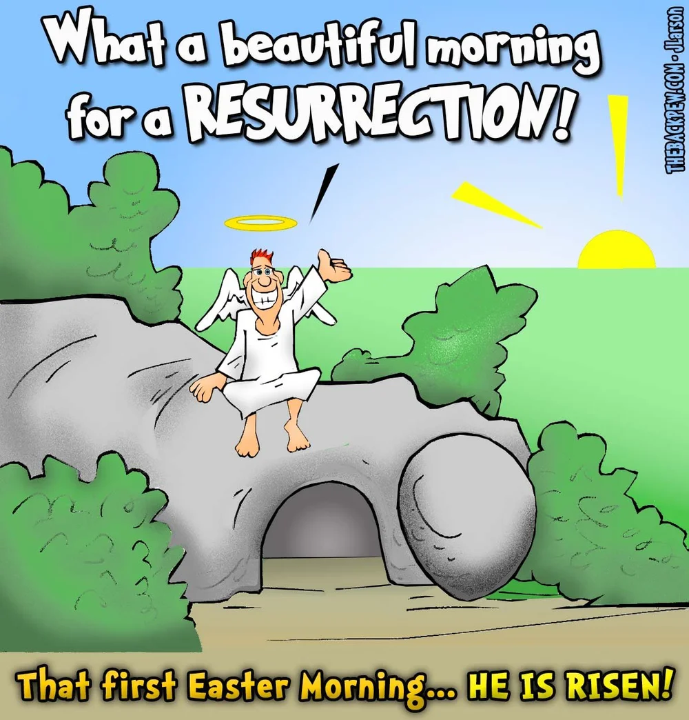 HOLY WEEK | Easter Cartoons, HE IS RISEN — The Back Pew