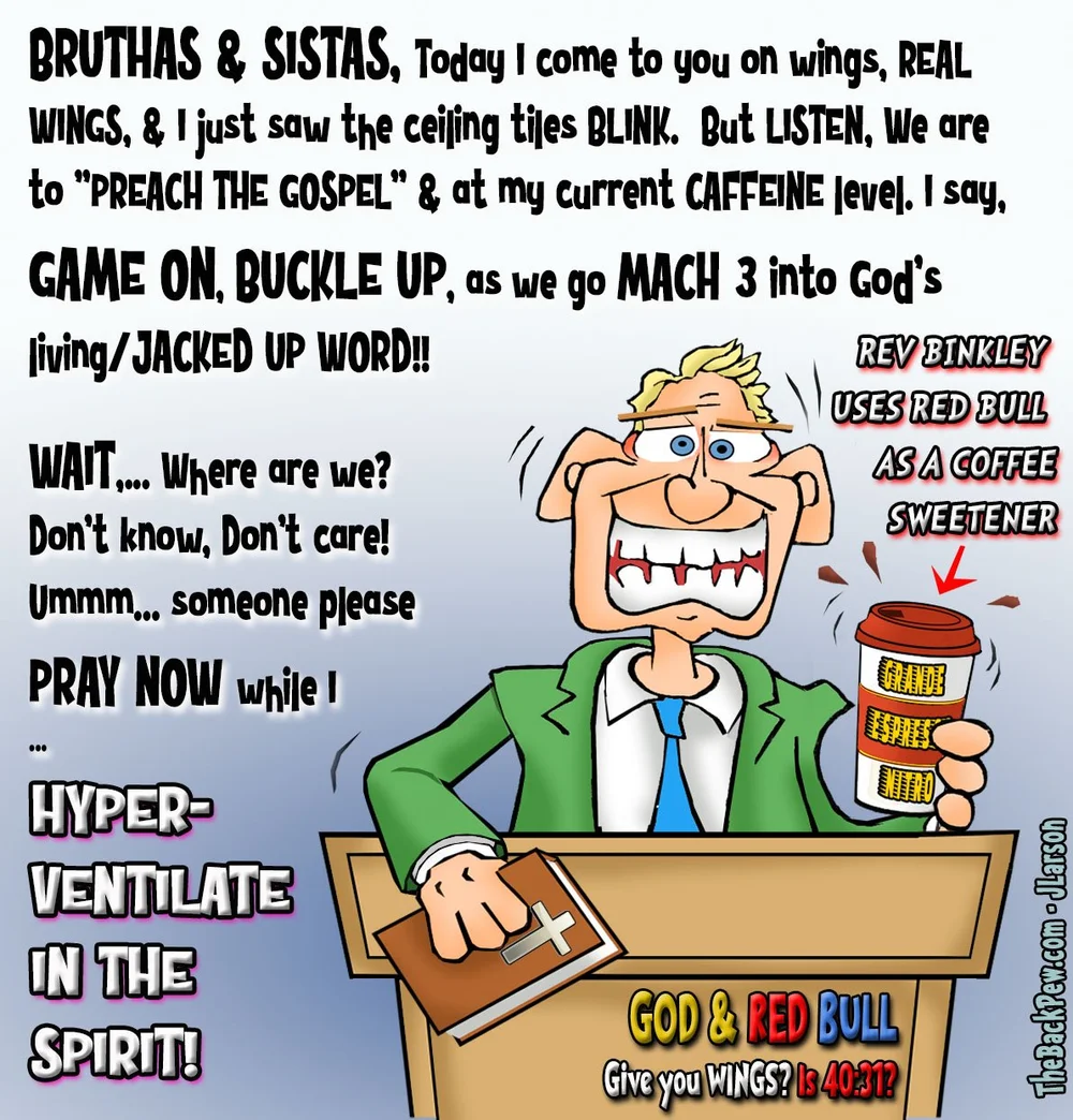 Preacher cartoons of all shapes and sizes — The Back Pew