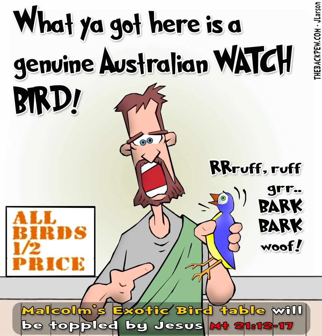 HOLY WEEK | Monday through Wednesday cartoons — The Back Pew