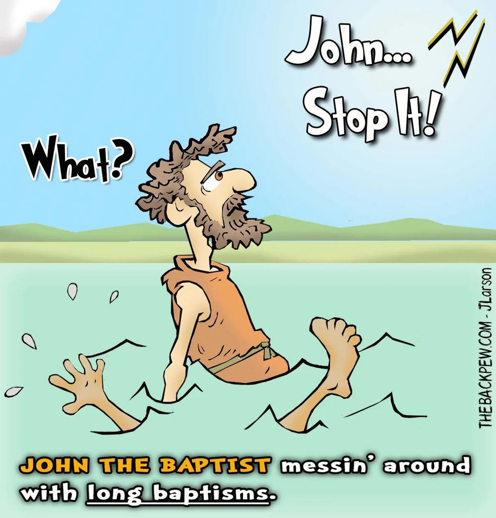 Young Jesus cartoons - John the Baptist — The Back Pew