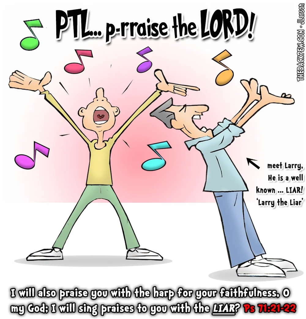 Worship | cartoons of praise to our God — The Back Pew
