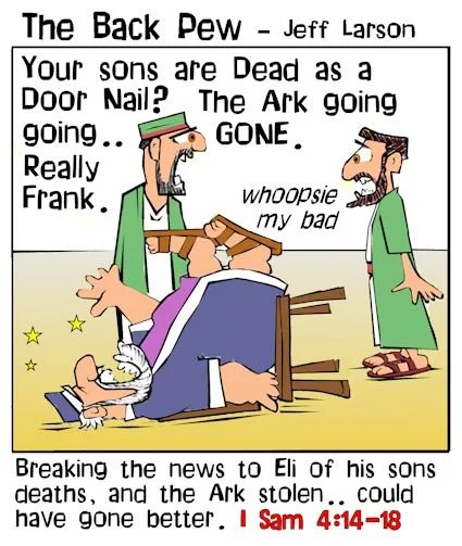 David and Goliath Cartoons - GIANTS FALL — The Back Pew