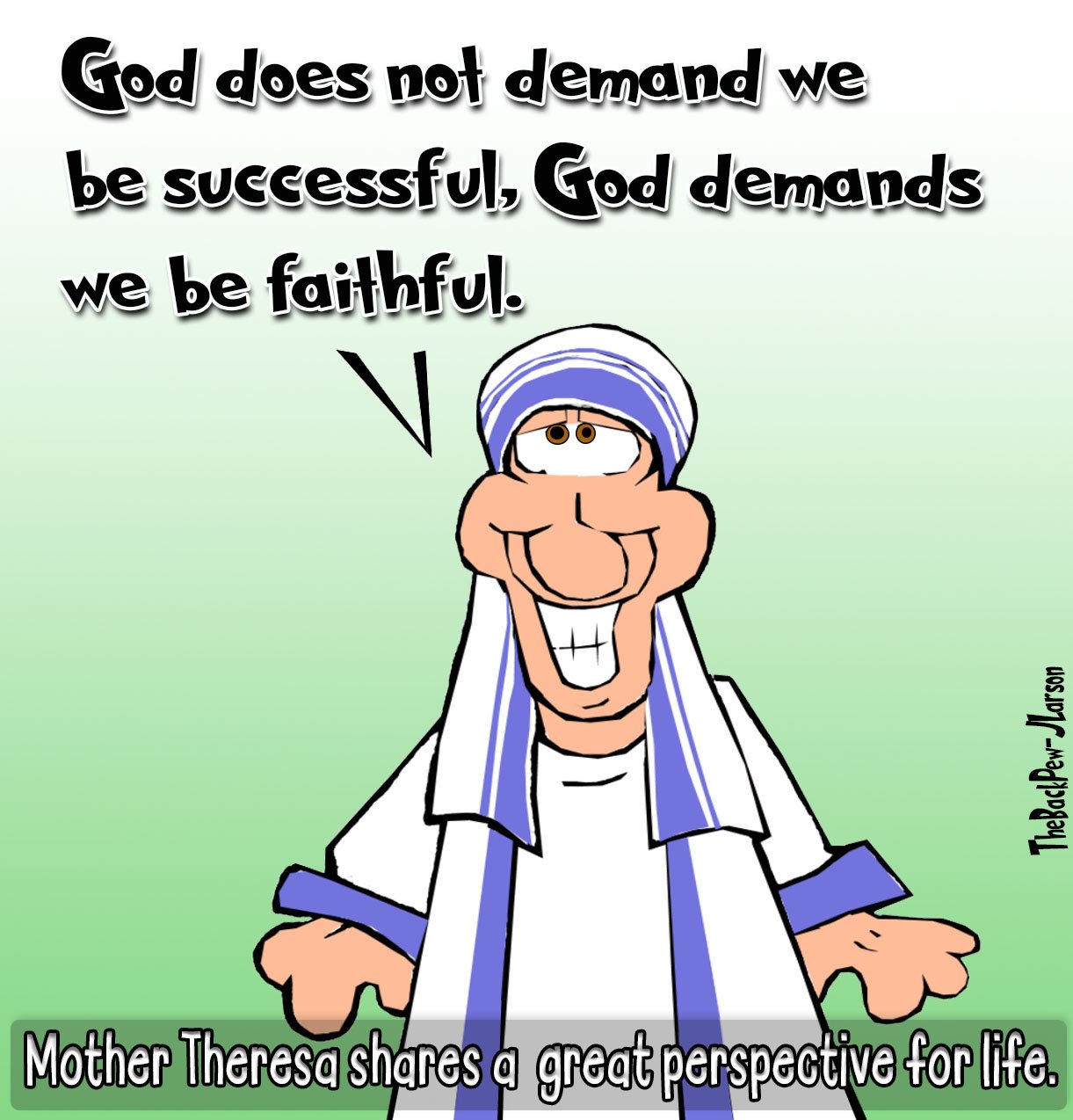 Serving Cartoons - service not serve me — The Back Pew