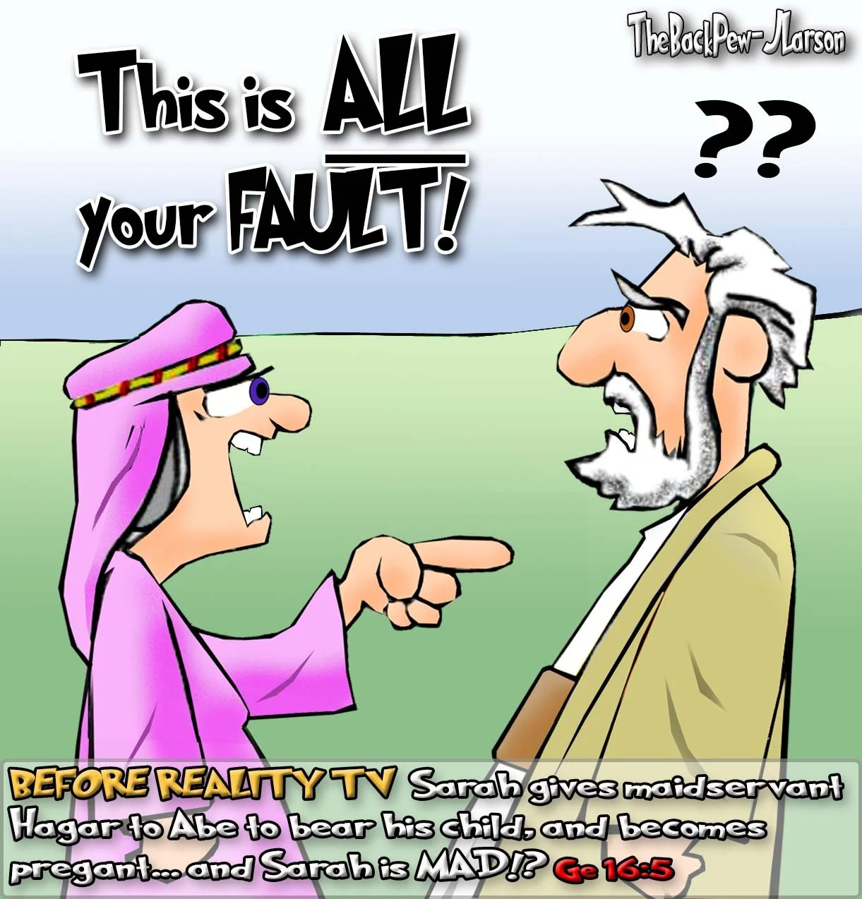 ABRAHAM Cartoons from Genesis 12-19 — The Back Pew