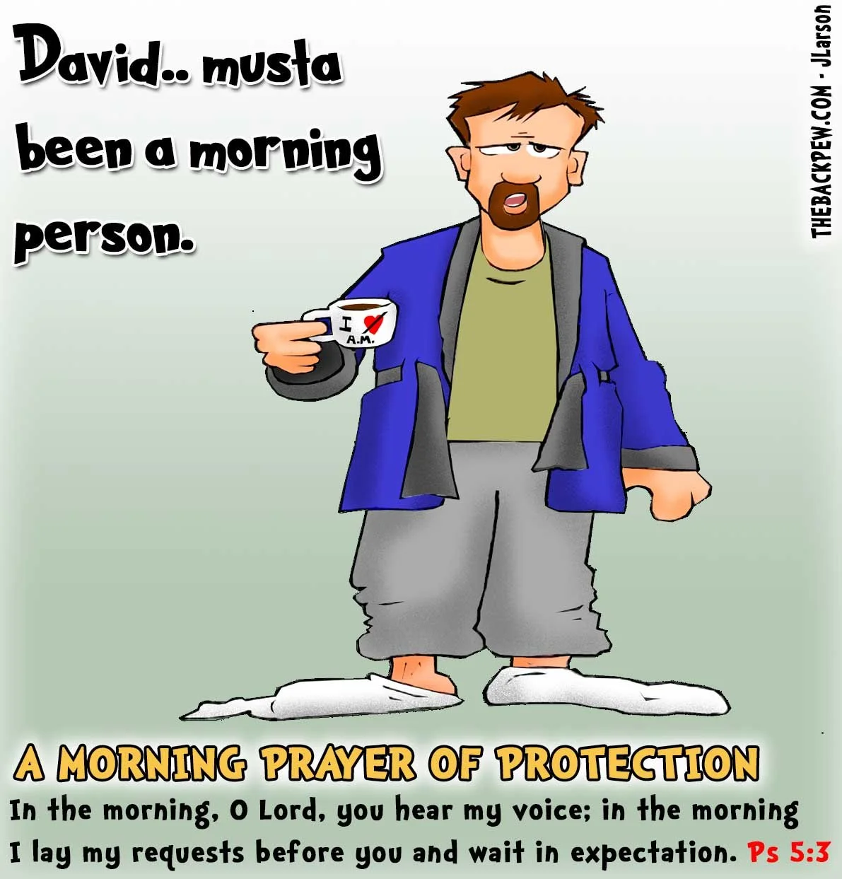 PSALMS cartoons and praise cartoons — The Back Pew