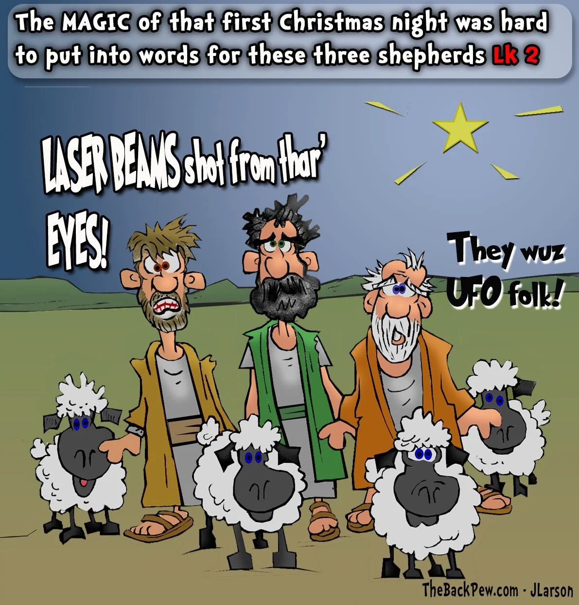 Christmas Cartoons when Jesus was born — The Back Pew