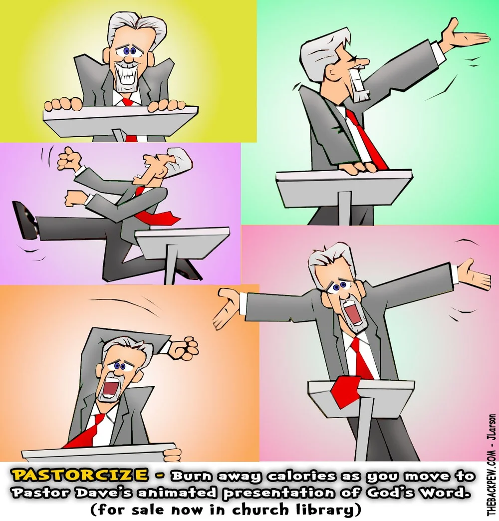 Preacher cartoons of all shapes and sizes — The Back Pew