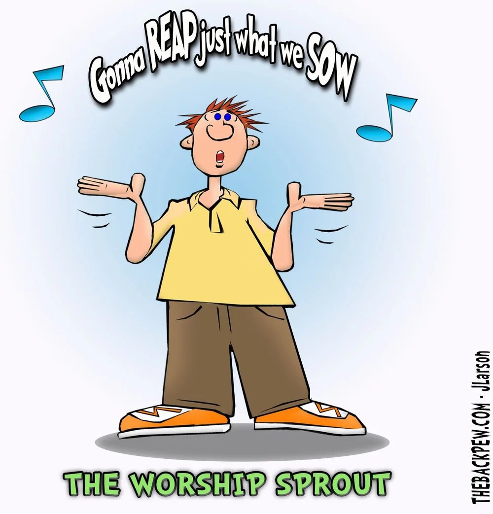 Worship | cartoons of praise to our God — The Back Pew