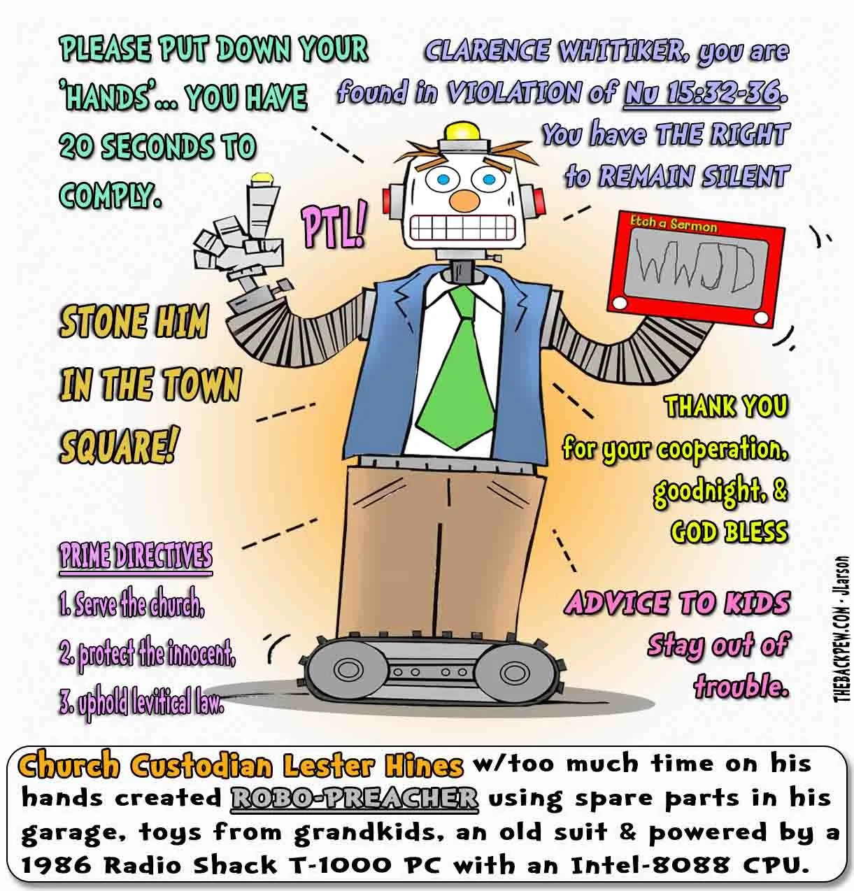 Preacher cartoons of all shapes and sizes — The Back Pew