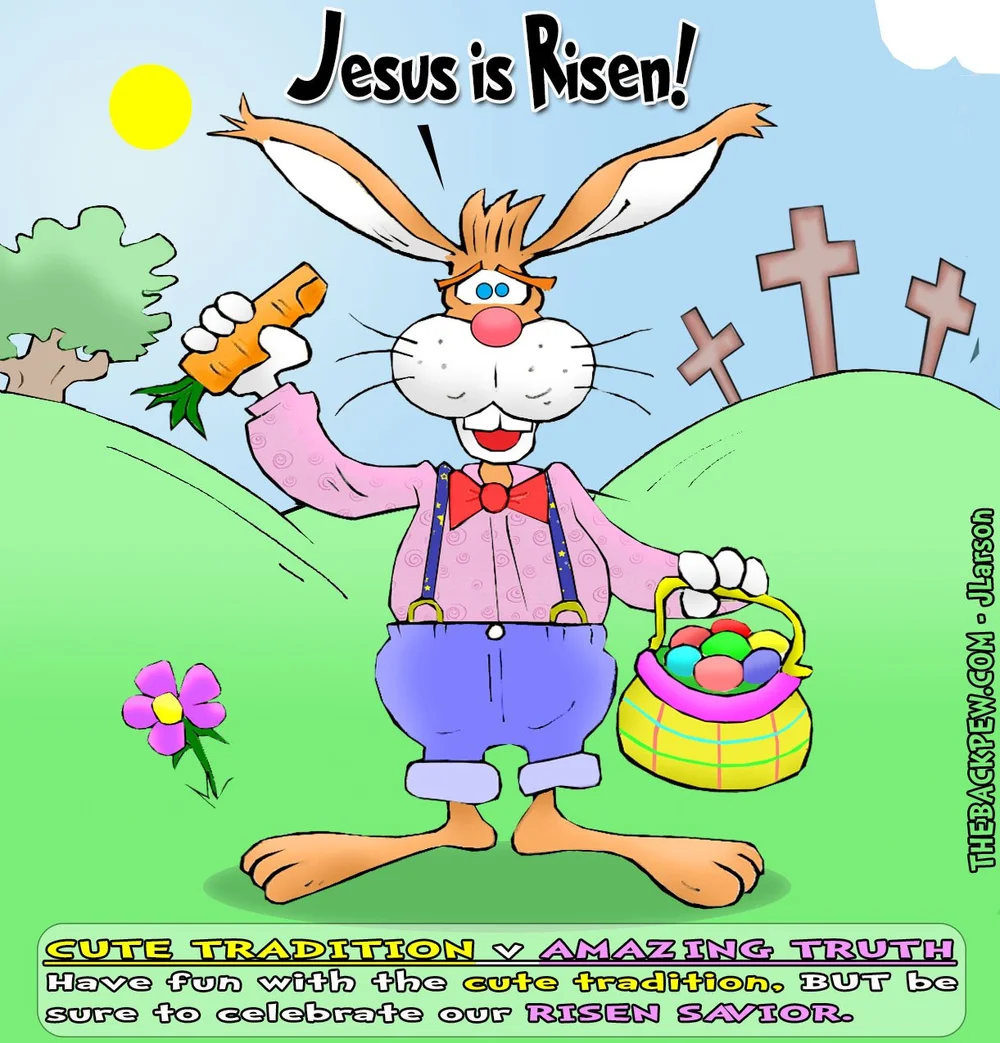 Easter Cartoons - bunnies, baskets, eggs — The Back Pew