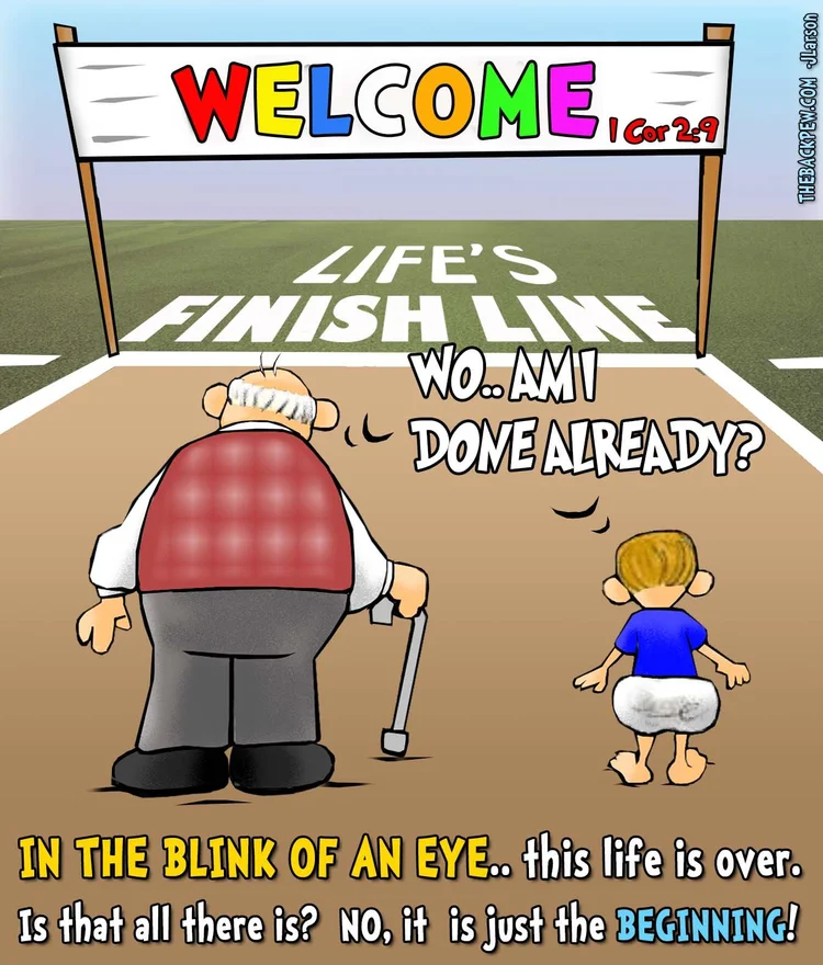 Heaven Cartoons in Eternal Life with God — The Back Pew