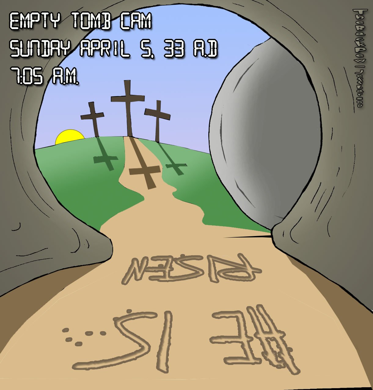HOLY WEEK | Easter Cartoons, HE IS RISEN — The Back Pew
