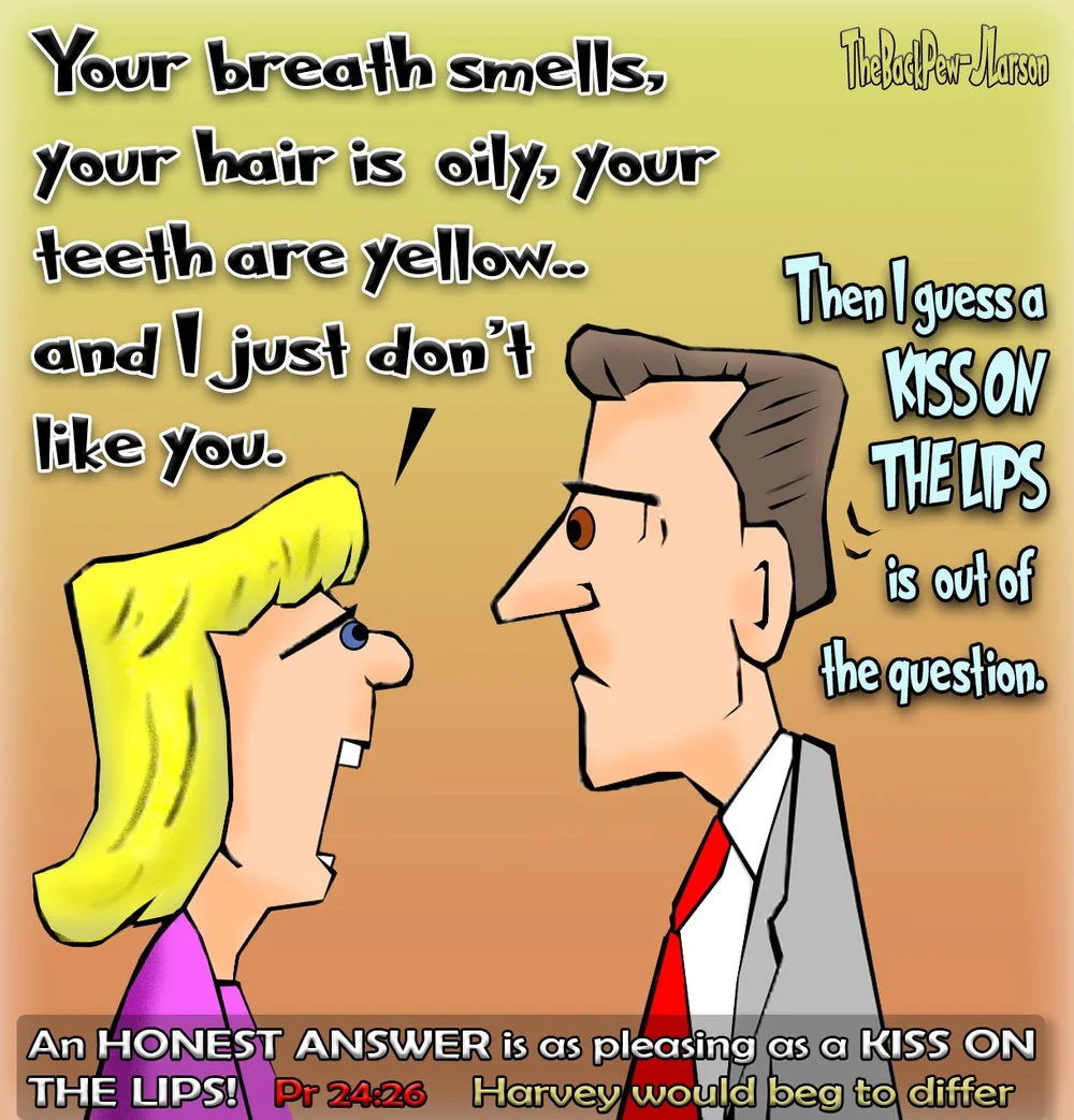 Honesty cartoons of Clean Humor & God's Truth — The Back Pew
