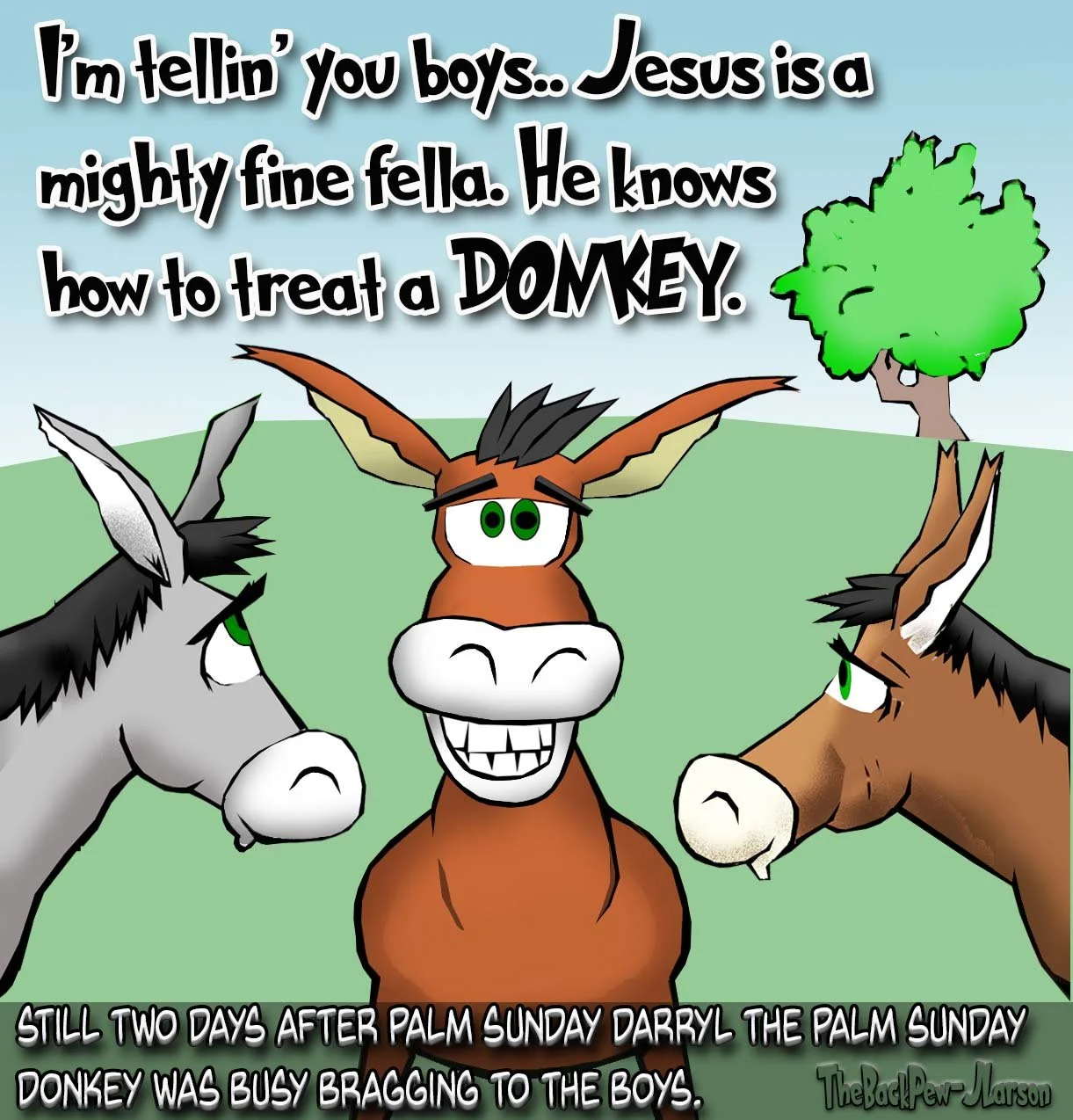 The Holy Week - Palm Sunday cartoons — The Back Pew