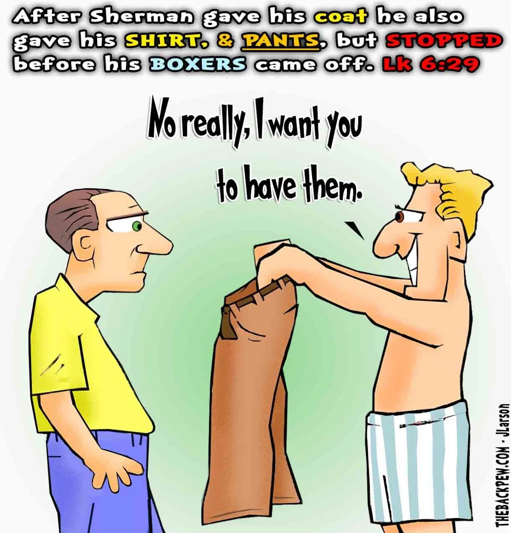 Serving Cartoons - service not serve me — The Back Pew