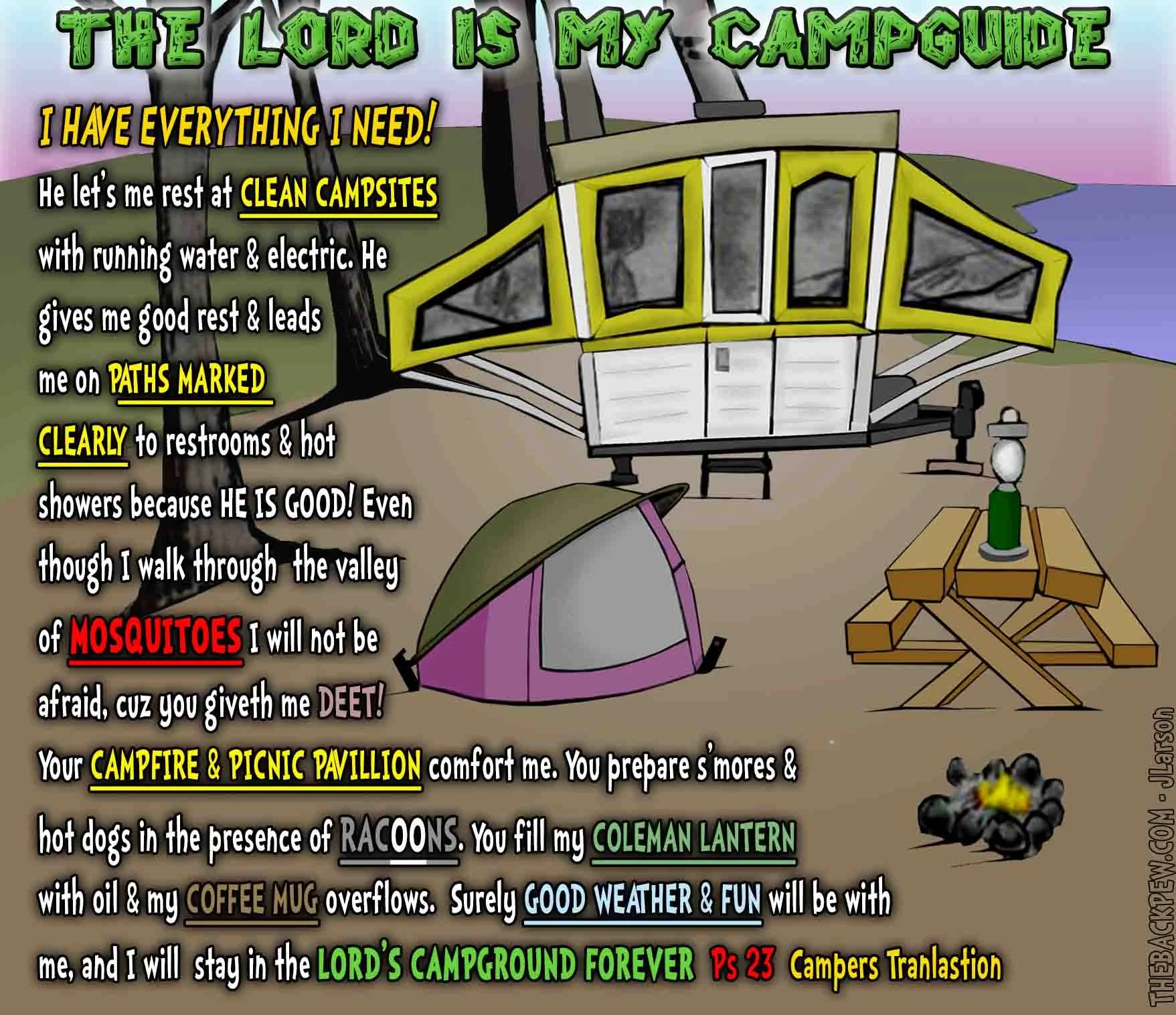 PSALMS cartoons and praise cartoons — The Back Pew