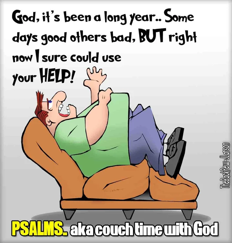 PSALMS cartoons and praise cartoons — The Back Pew