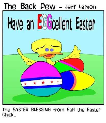 Easter Cartoons - bunnies, baskets, eggs — The Back Pew