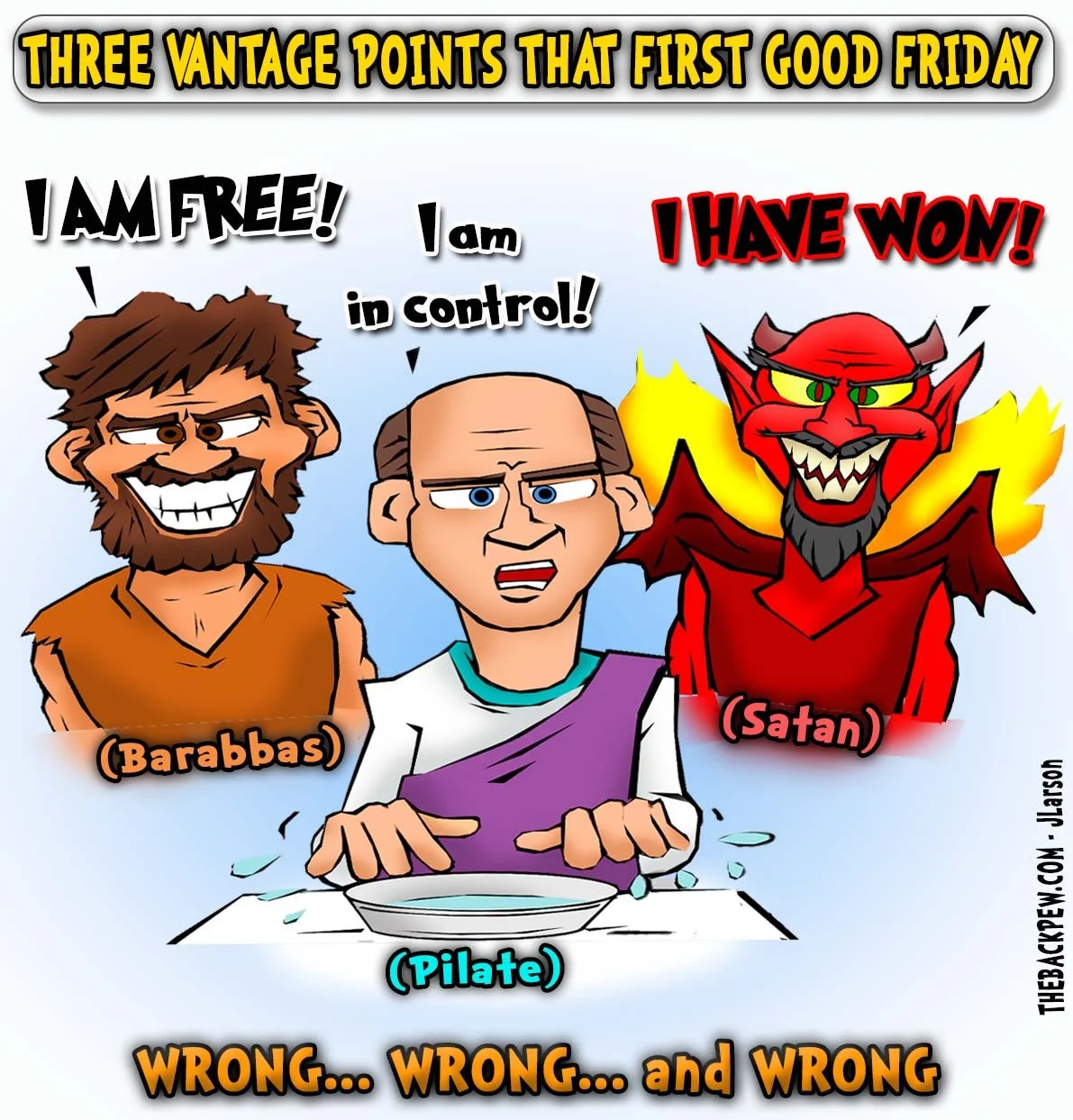 Good Friday Cartoons - Jesus Crucified — The Back Pew