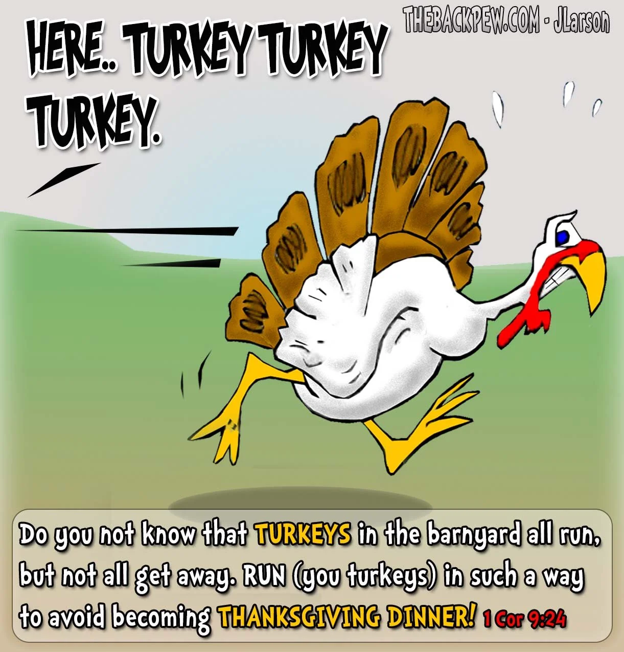 Thanksgiving Cartoons - Toons of Thanks — The Back Pew