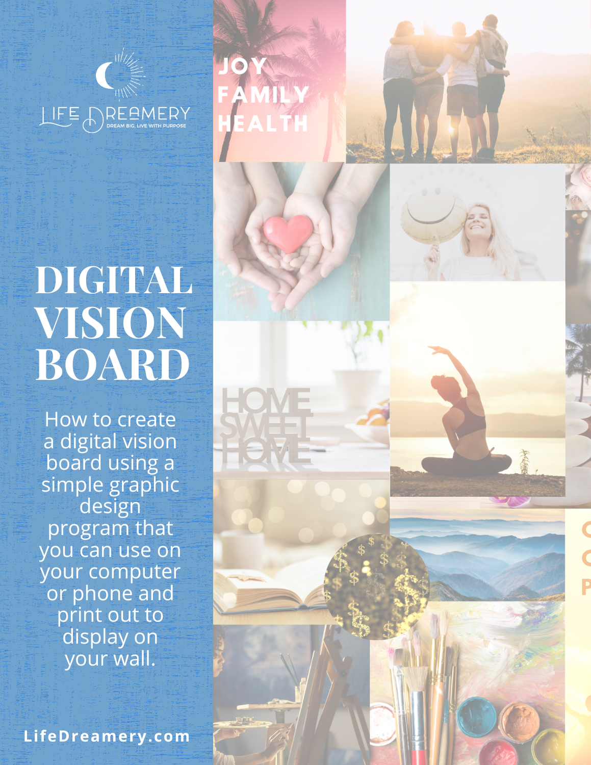 Free Vision Board Templates, Tutorials, and Worksheets — Vision Board ...